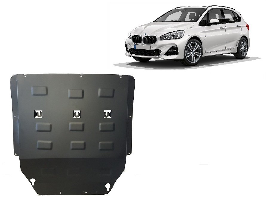 Motor, Versnellingsbak en Radiator Beschermplaat voor BMW Seria 2 F45 ...