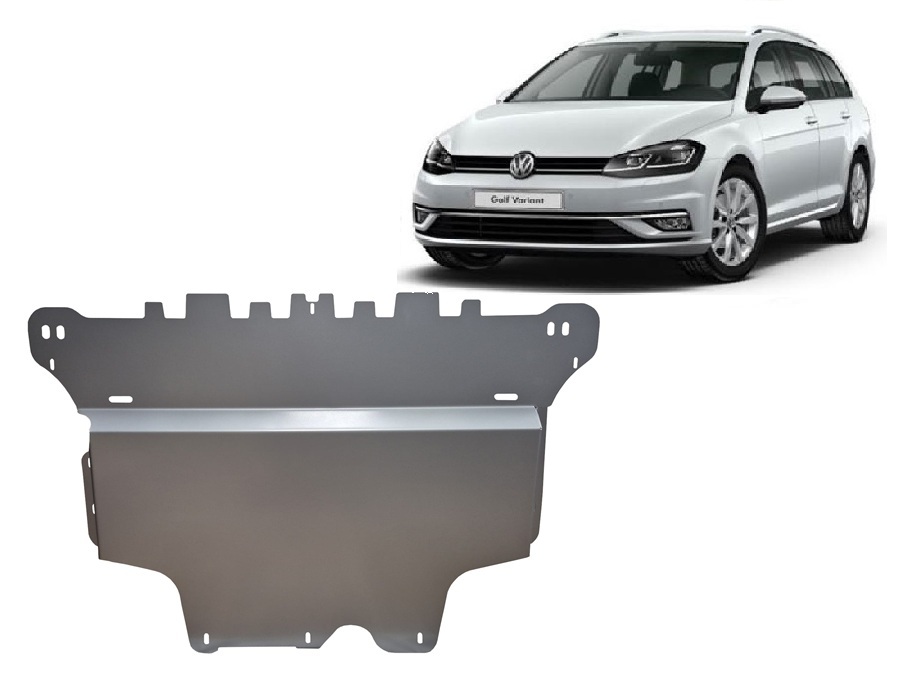 Aluminium Motor en Versnellingsbak Beschermplaat voor VW Golf 7 (2012-2021)